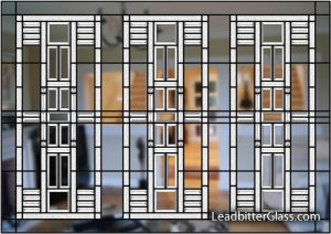 American Bevelled Glass Feature Window - Chelsea