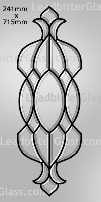 Large Bevelled Glass Clusters