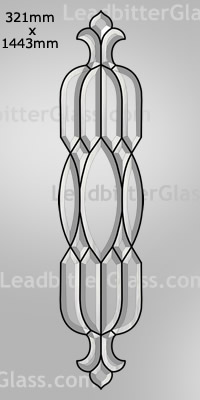 Large Bevelled Glass Clusters