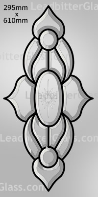 Large Bevelled Glass Clusters