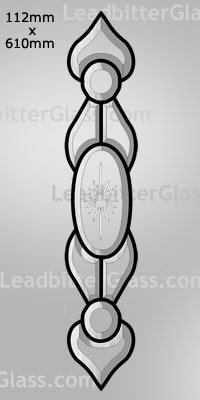Slim bevelled Glass Clusters