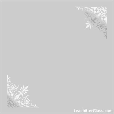 Etched Glass Corners Borders Page 1