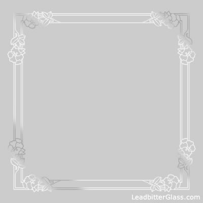 Etched Glass Corners Borders Page 1
