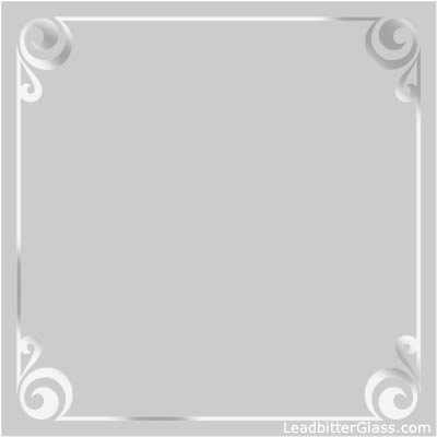 Etched Glass Corners Borders Page 1