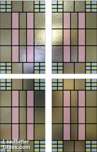 Leaded glass Mackintosh window Cambridge