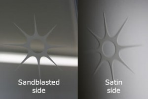 Satin Glass for privacy