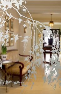 Shadows Of Nature Etched Glass