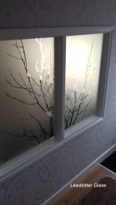 Etched Glass Tree Branches - Preston