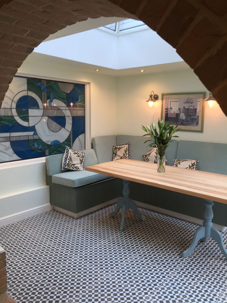 Large Abstract Feature Window - Stevenage