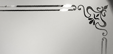 Etched Glass Corners Borders Page 1