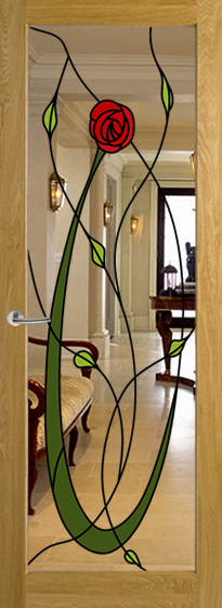 Stained Glass Pattern 10 Doors