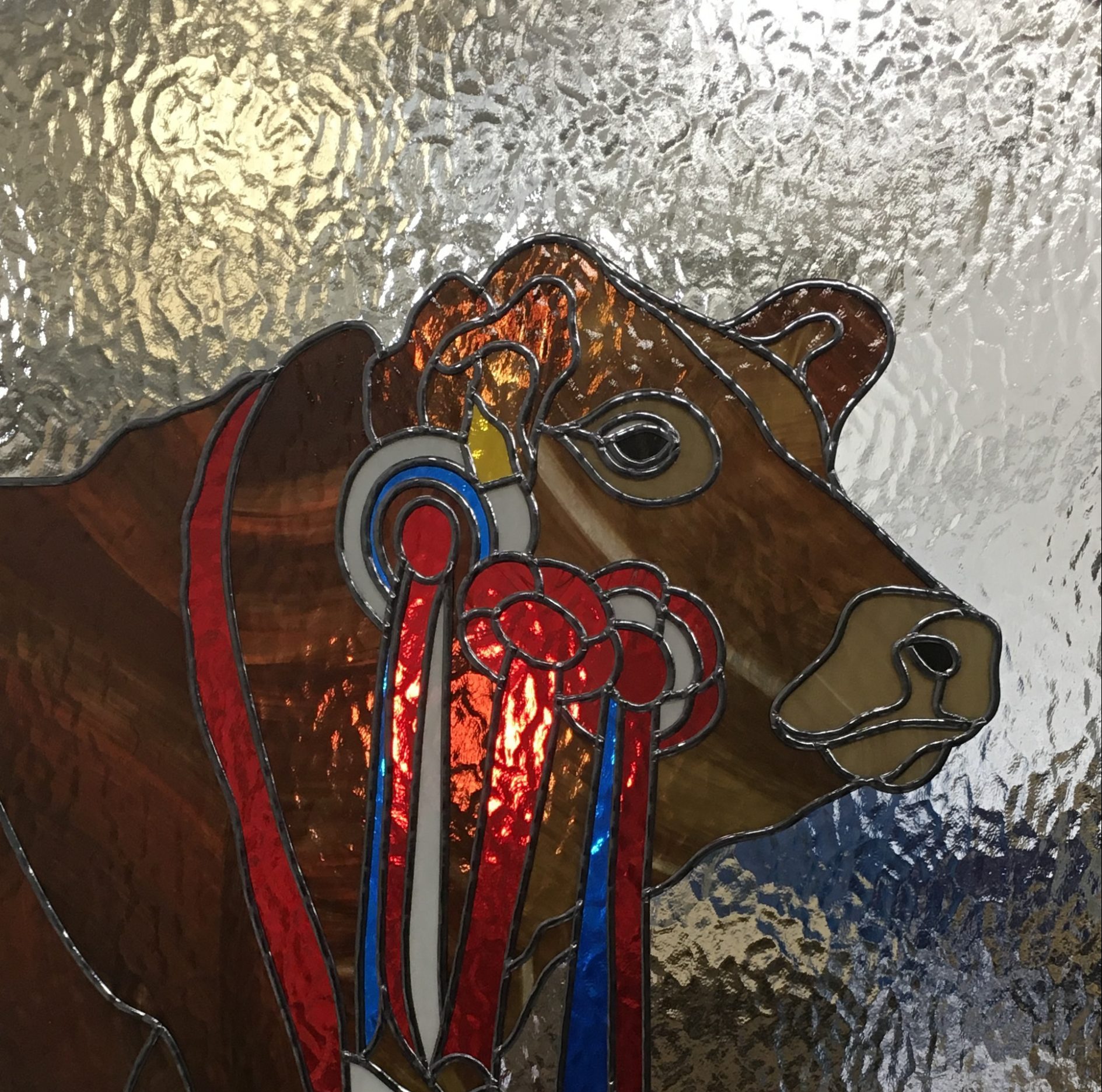 Overlay Stained Glass Bull – Nottingham