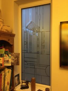 Mackintosh Etched Glass Window – Oxford