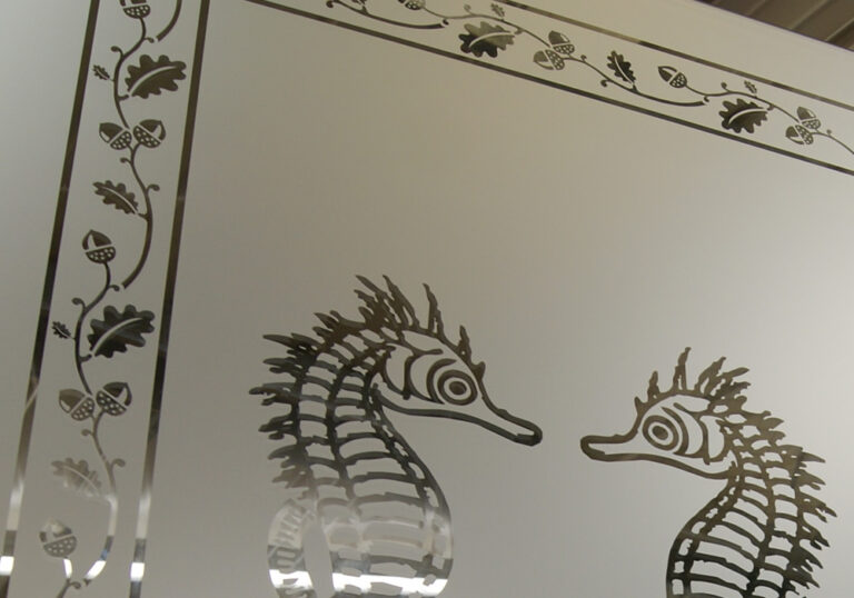 Etched Glass, delivered to homes all over the UK. Leadbitter Glass