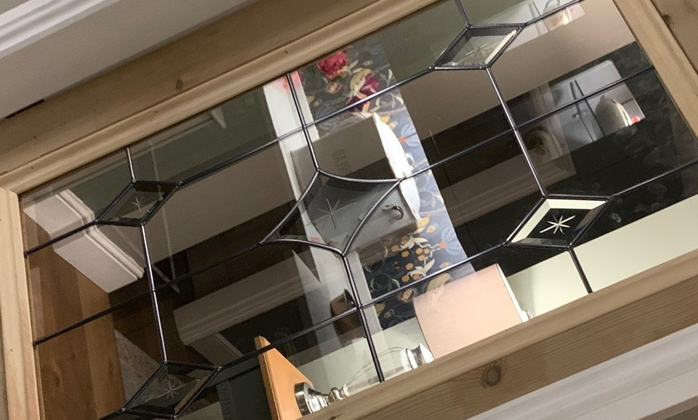 Diamond Bevel Leaded Glass Door – York