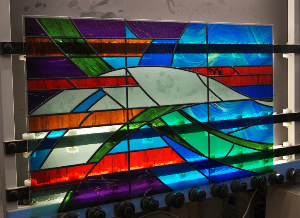 Overlay Stained Glass Feature Windows